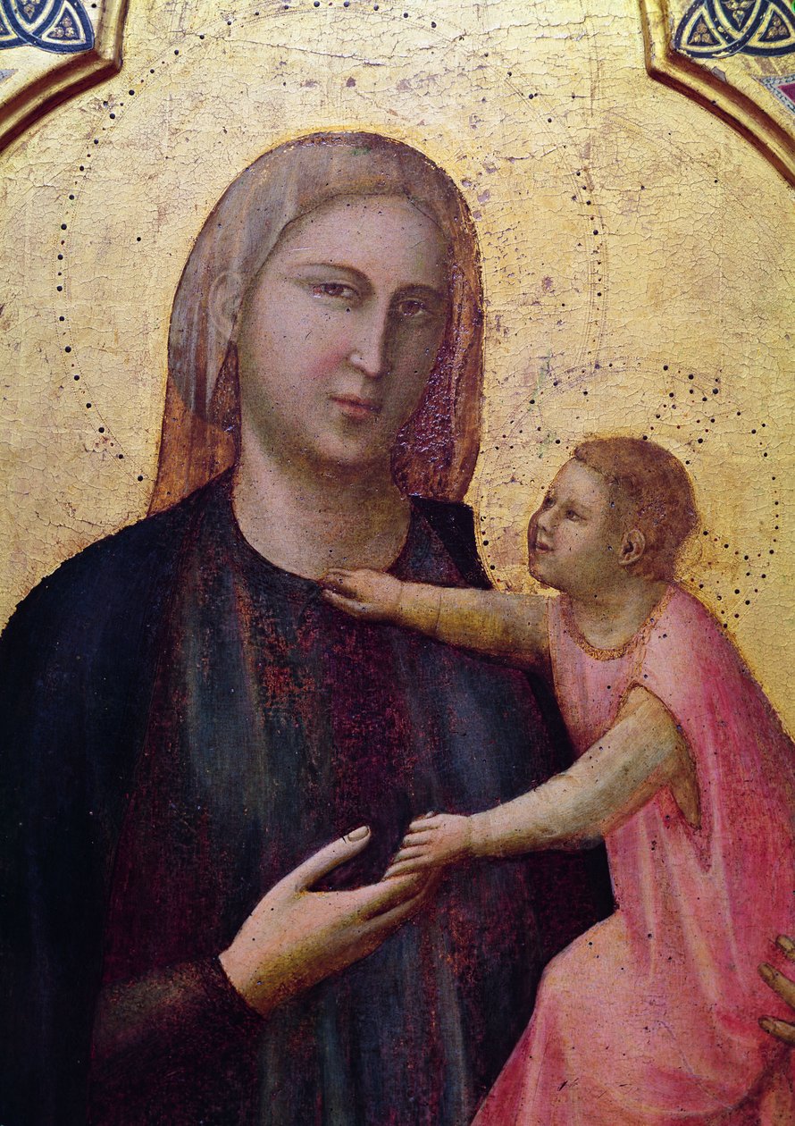 Virgin and Child, Central Panel of the Badia Altarpiece, c.1301 (detail)