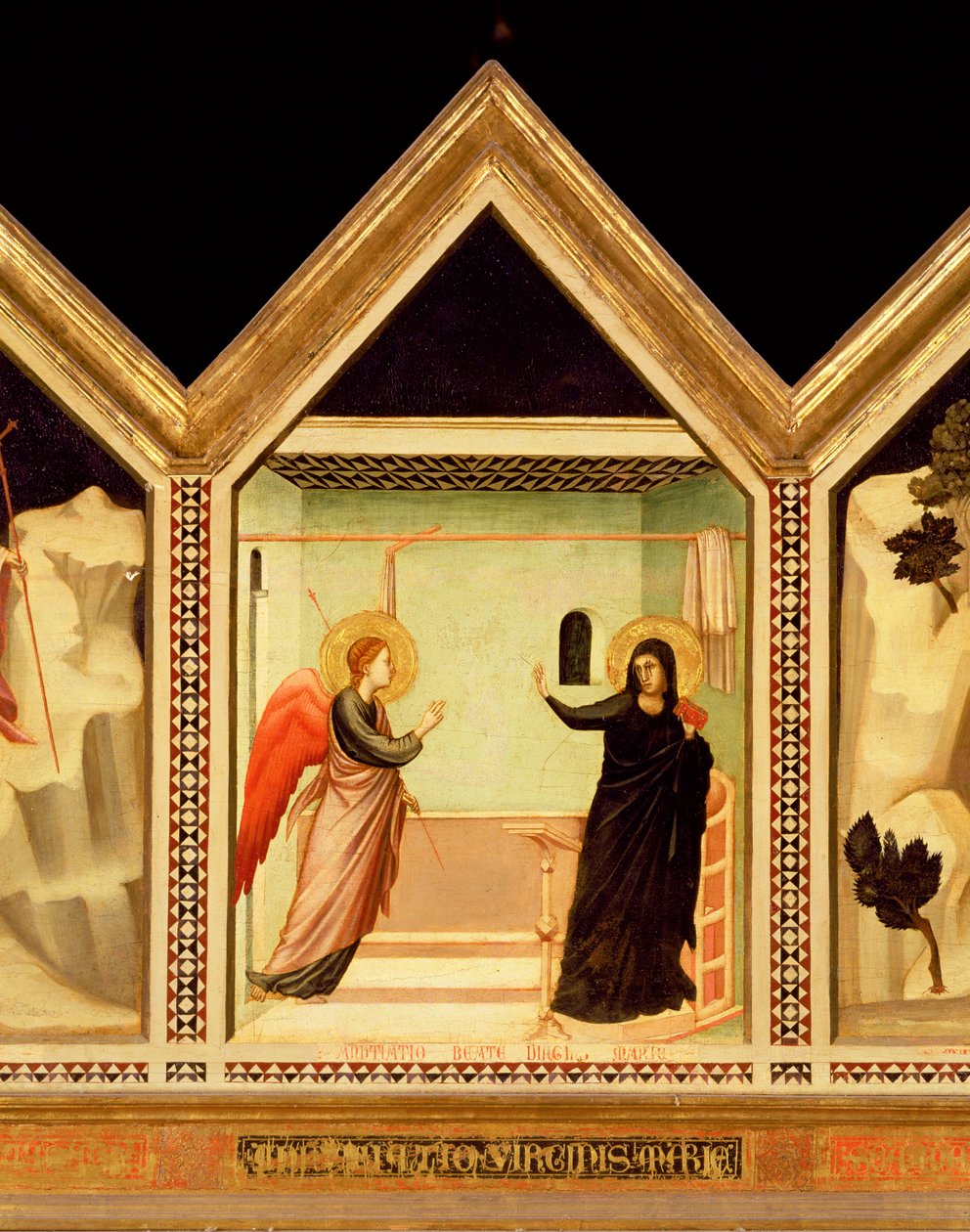 Annunciation, from the St. Reparata Polyptych (detail)