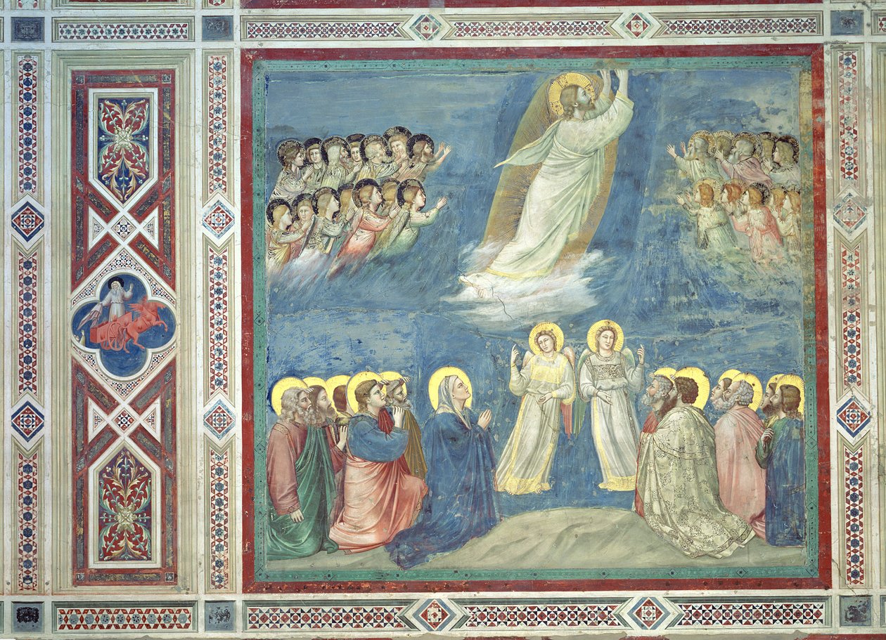 The Ascension, c.1305 by Giotto di Bondone: Fine art print
