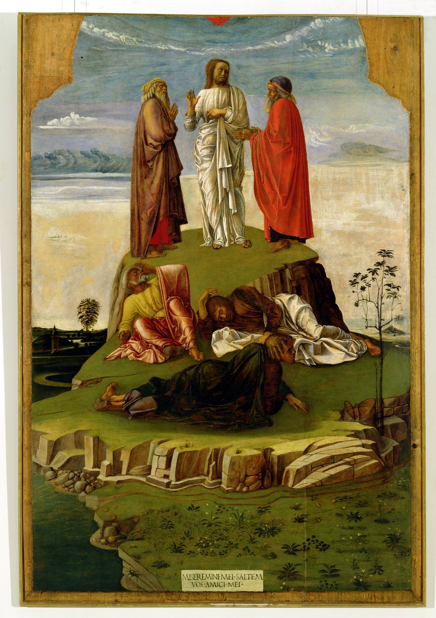 Transfiguration of Christ on Mount Tabor by Giovanni Bellini