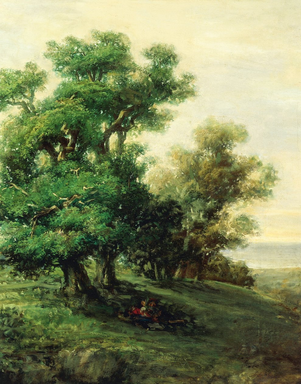 Landscape (detail) by Giovanni Carnovali: Fine art print