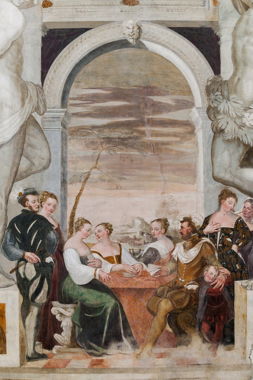 Card Game, Main Hall, c.1570 by Giovanni Antonio Fasolo