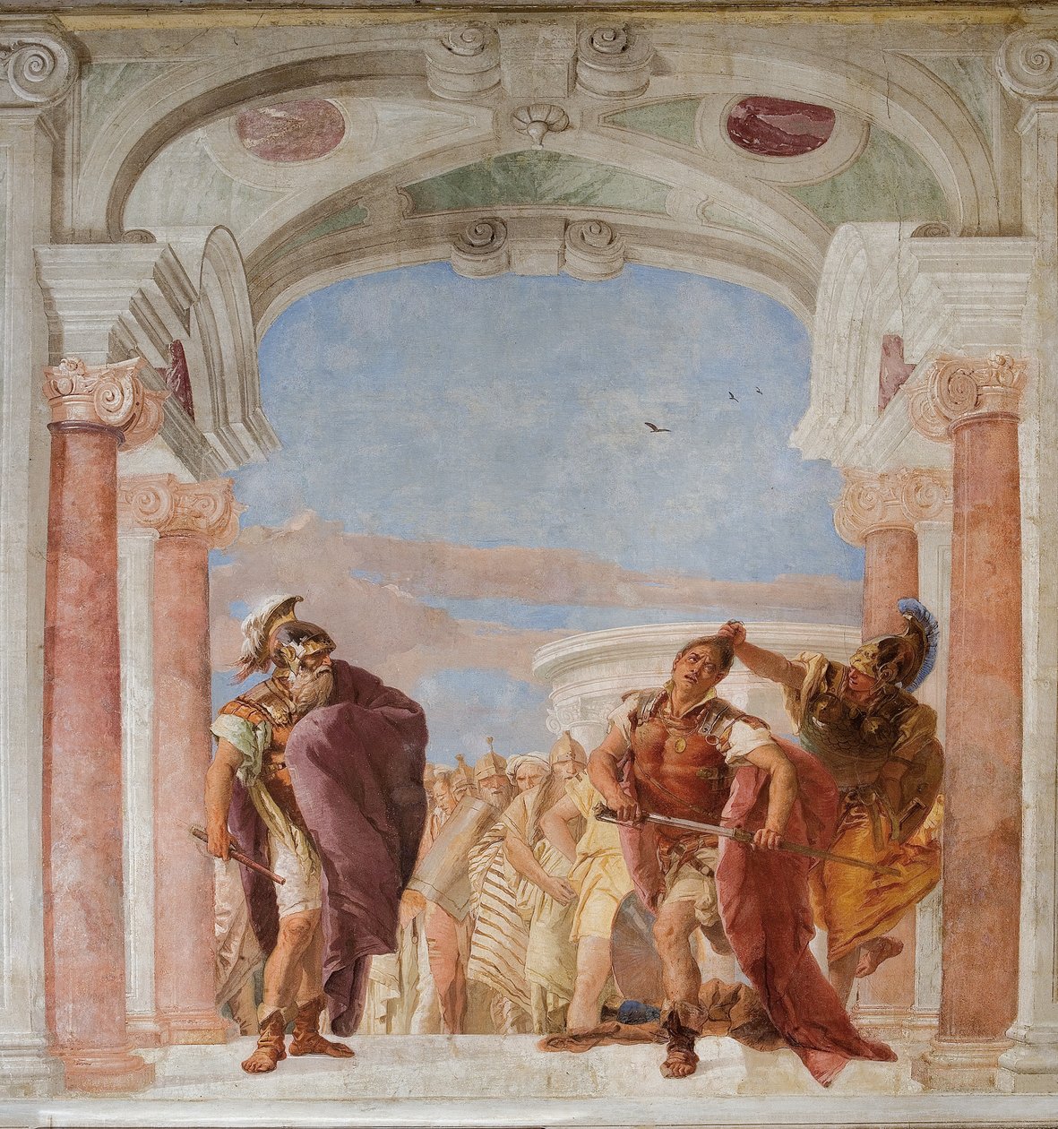 Minerva Restraining Achilles from Killing Agamemnon, from the Room of ...