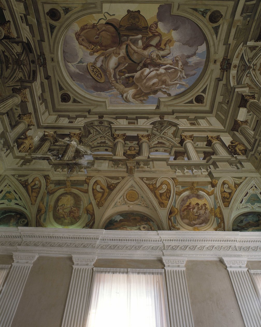 The Fall of Phaeton (1625) by Giovanni Battista Carlone