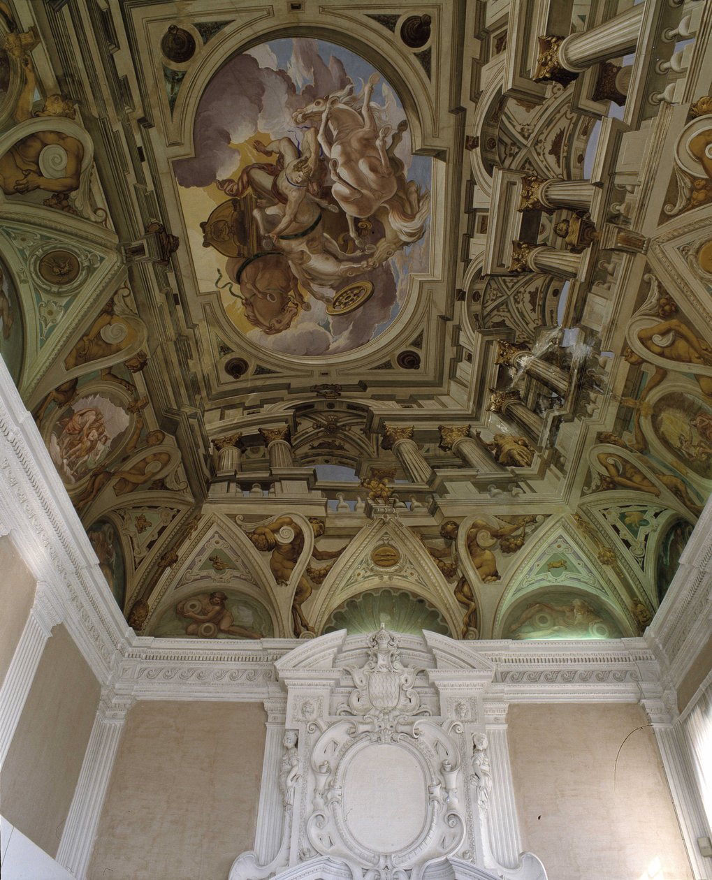 The fall of Phaethon by Giovanni Battista Carlone