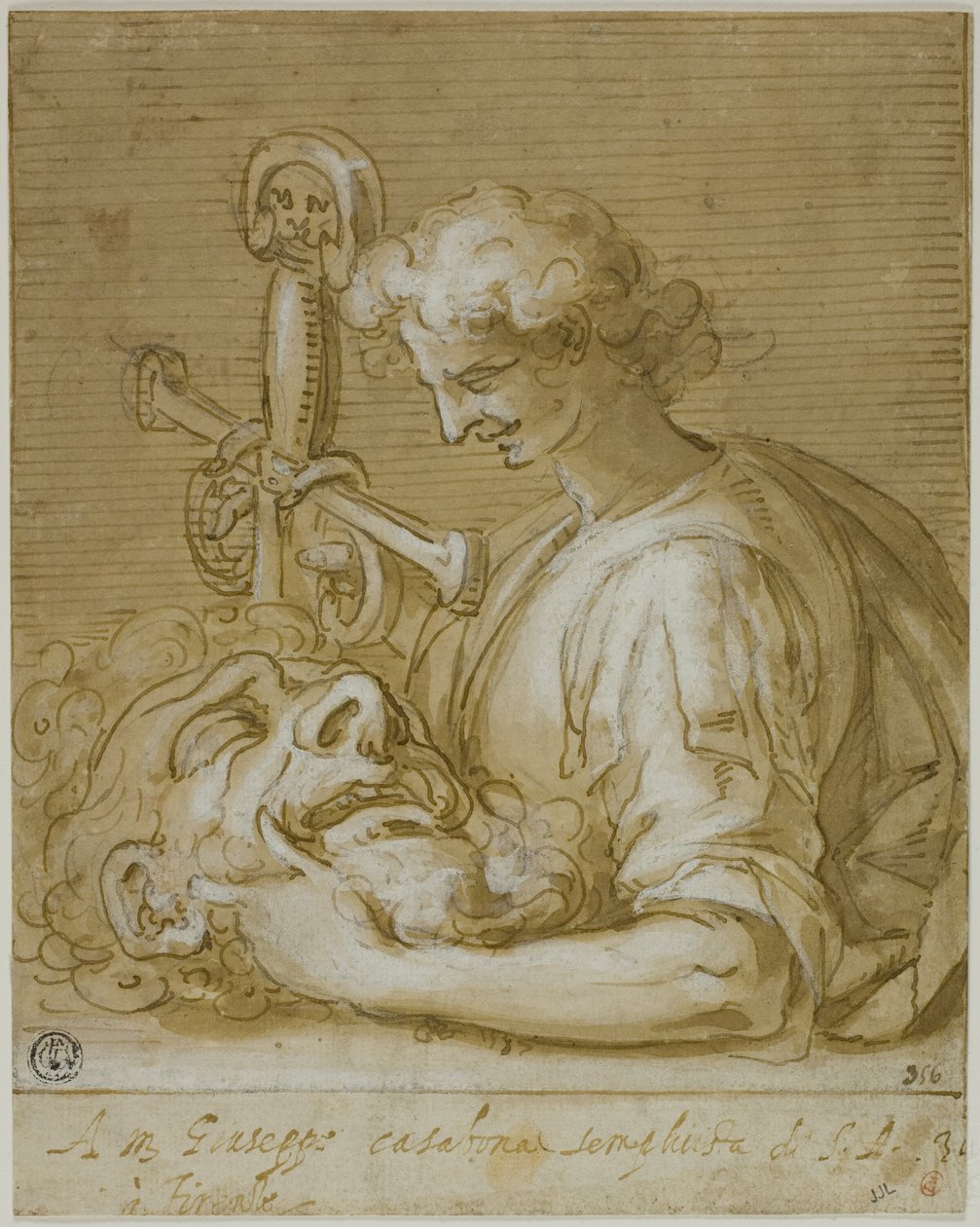 David with Goliath's Head and Sword