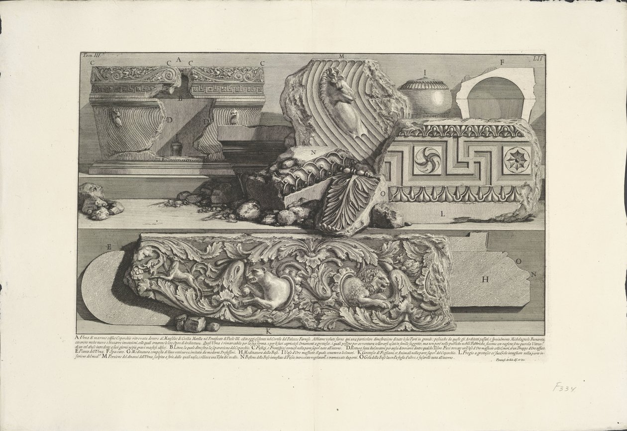 Fragments from the Tomb of Caecilia Metella in Rome (Archaeological ...