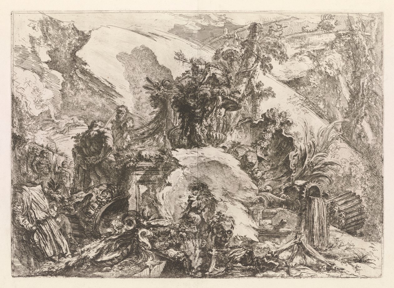 The Skeletons, from Grotteschi (Grotesques)