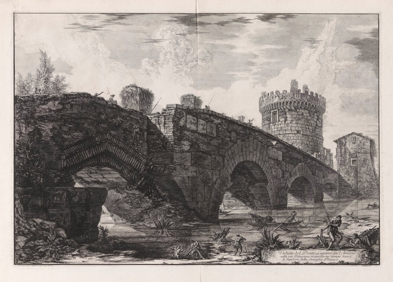 View of the Lugano Bridge on the