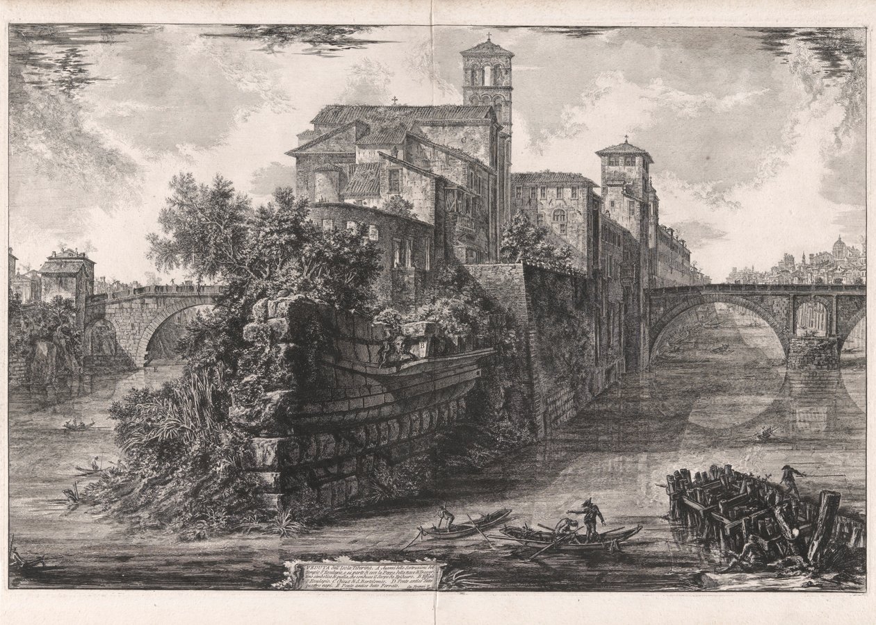 View of the Temple of the Sibyl in Tivoli, from Views of Rome