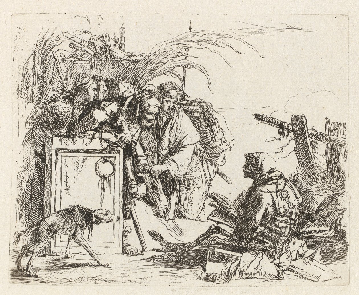 Death Giving Audience, from Various Capriccios