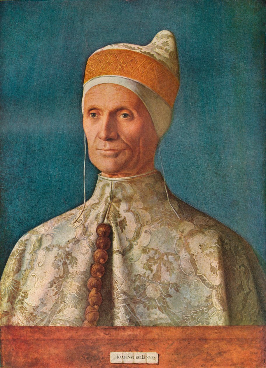 Doge Leonardo Loredan by Giovanni Bellini: Fine art print