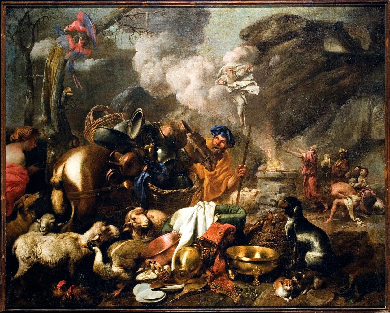 The Sacrifice of Noe After the Deluge by Giovanni Benedetto Castiglione ...