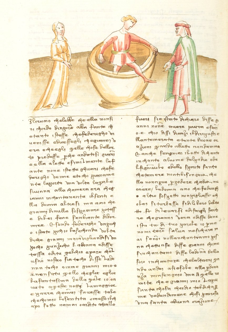 Decameron, Potluck; Peronella's Husband Coming Out of the Jar, Seventh ...