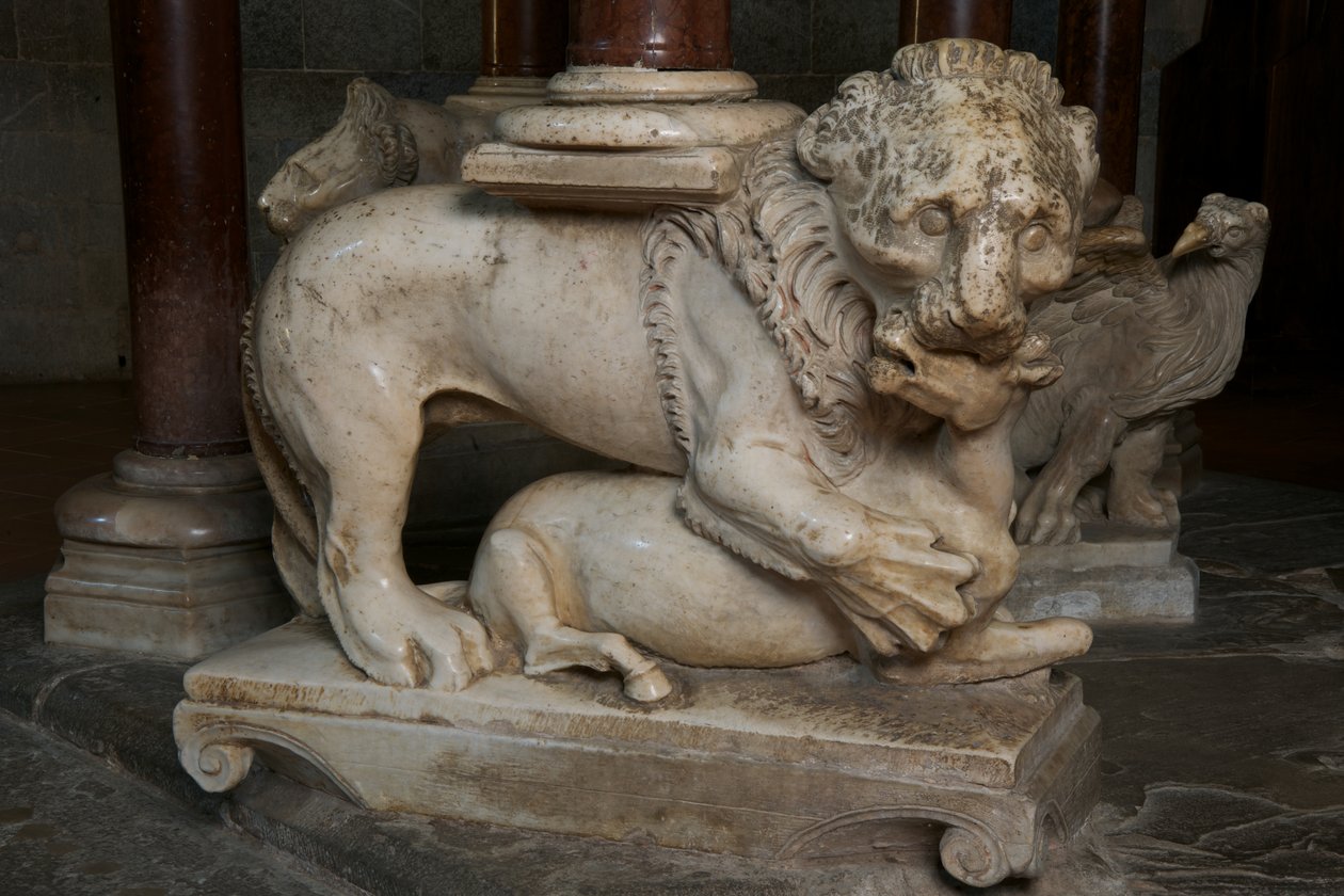Lion, on the Pulpit in the Church of Sant'Andrea, c.1298-1301