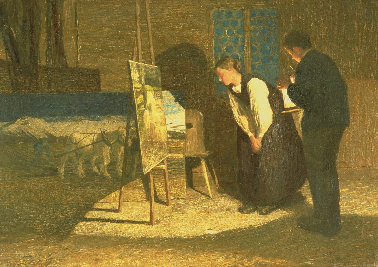 My Models by Giovanni Segantini: Buy fine art print
