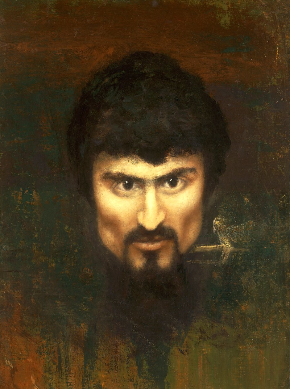 Self-Portrait in 1882 by Giovanni Segantini