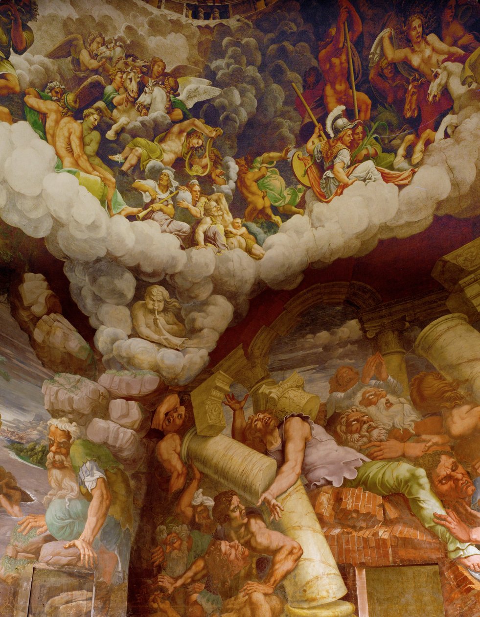 The Giants' Assault on Olympus by Giulio Romano