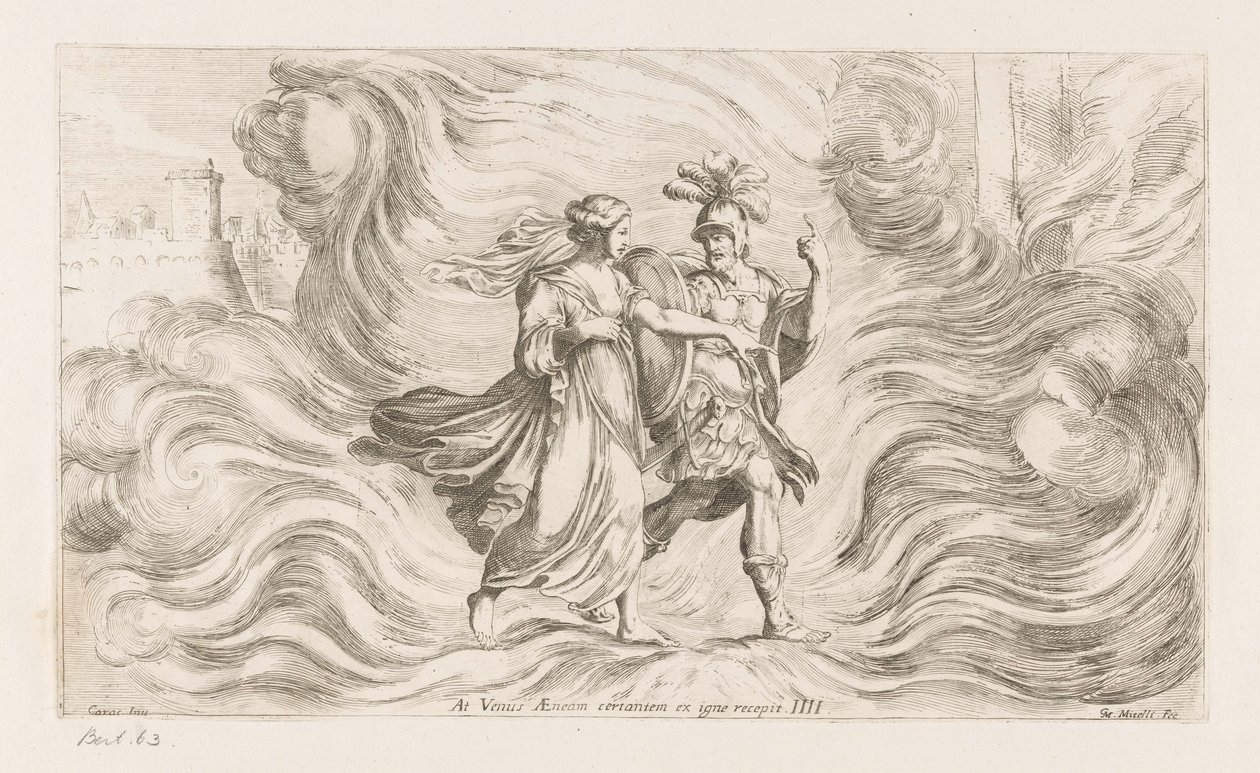 Venus Rescues Aeneas from the Flames (series title: The Wanderings of ...