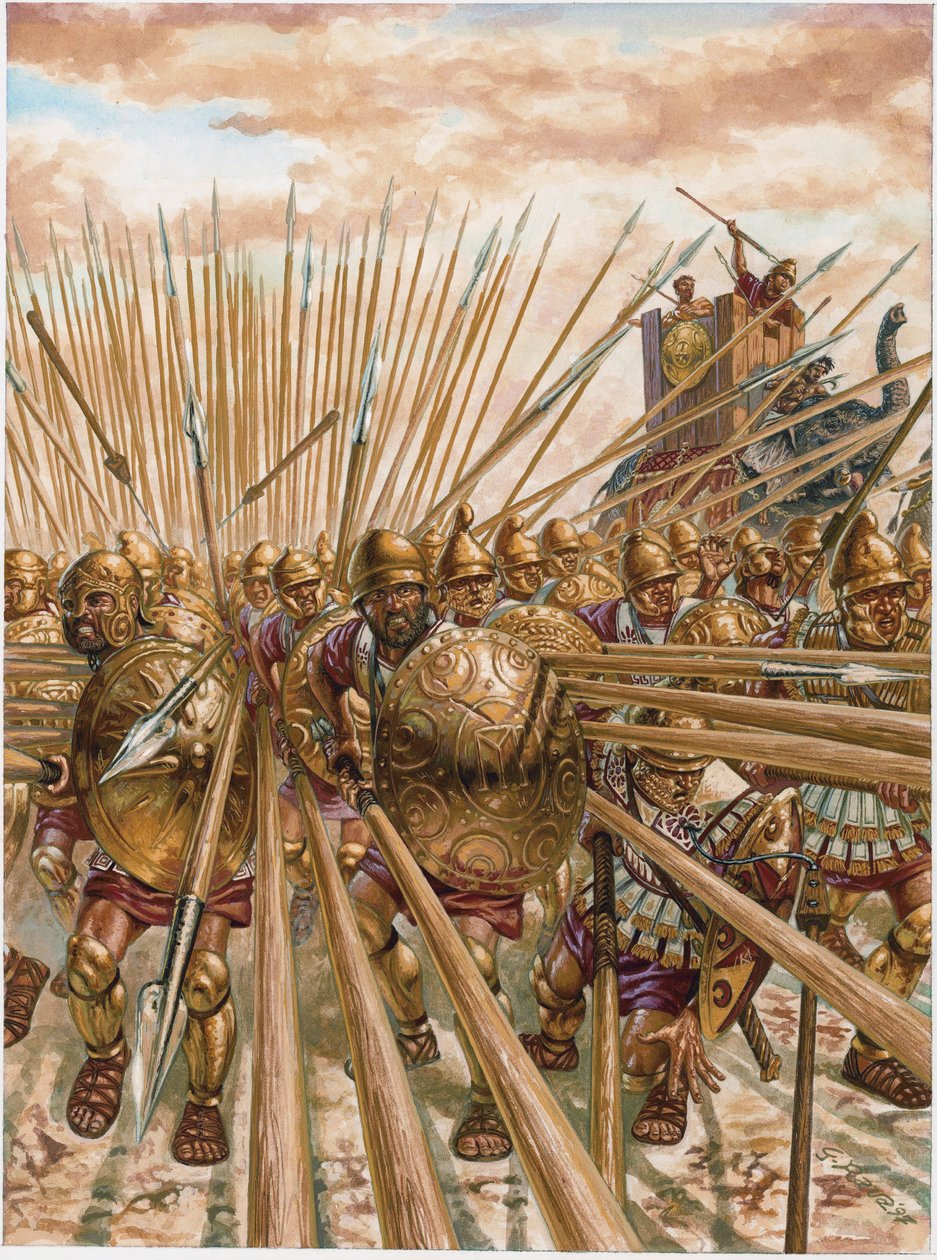 Ancient Greece: The Epirotic Phalanx of Pyrrhus I - Illustration by ...