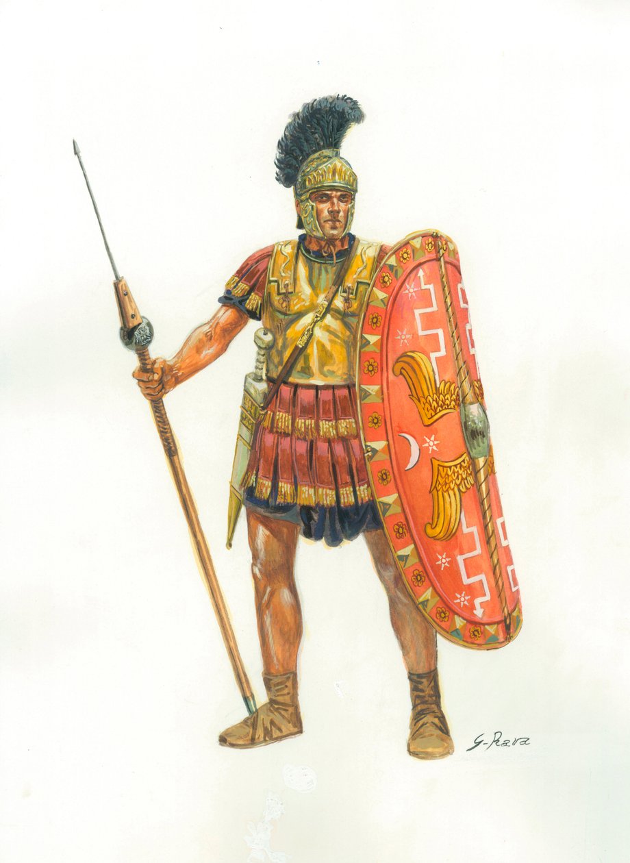 Ancient Rome: Praetorian Guard (illustration by Giuseppe Rava)