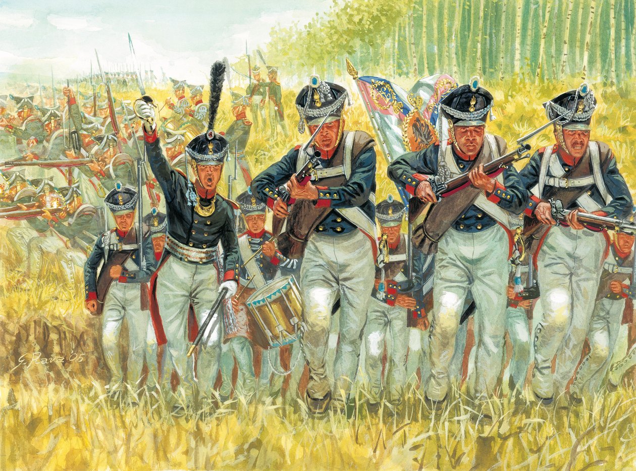 Russian Campaign: Russian Line Infantry Against the Army of Napoleon I ...