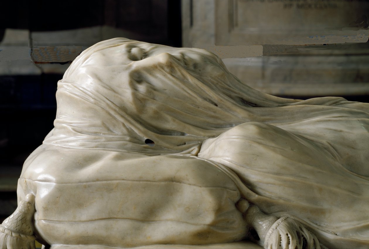 The Veiled Christ By Giuseppe Sanmartino Fine Art Print