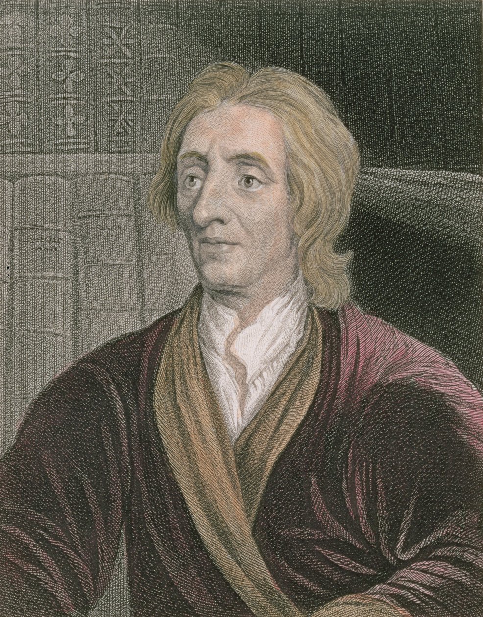 Portrait of John Locke engraved by James Posselwhite