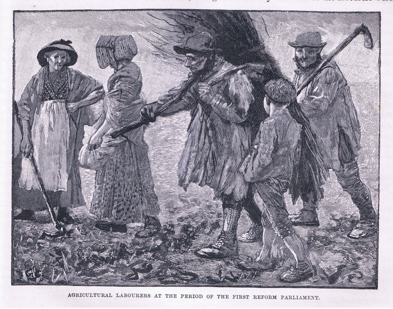 Agricultural labourers at the period of the first reform of Parliament