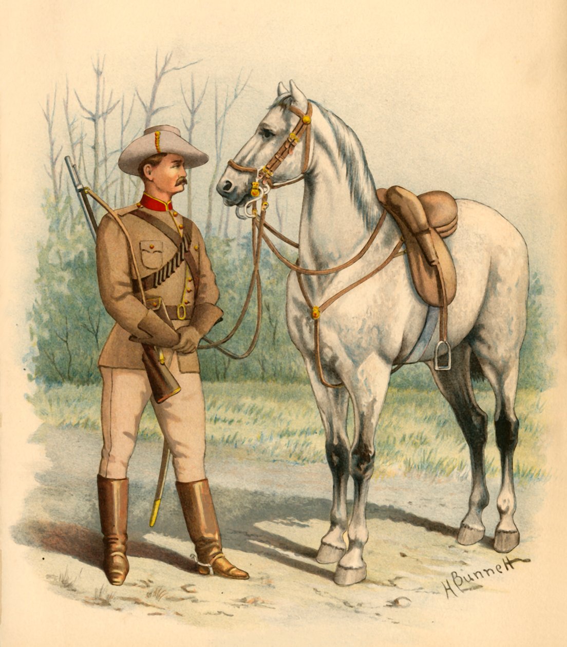 Victorian Mounted Rifles by Godfrey Douglas Giles