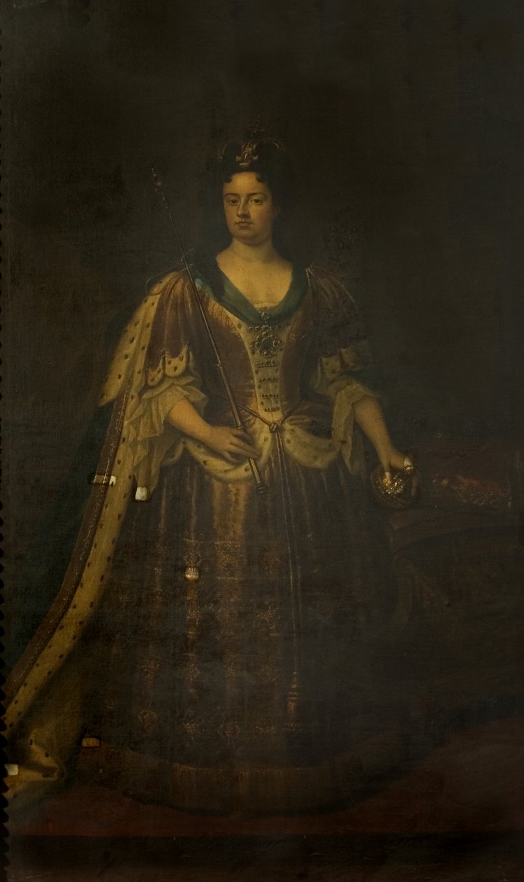 Queen Anne by Godfrey Kneller: Premium art reproduction