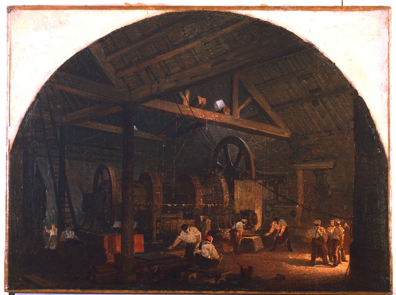 The Tilt Forge by Godfrey Sykes: Premium art reproduction