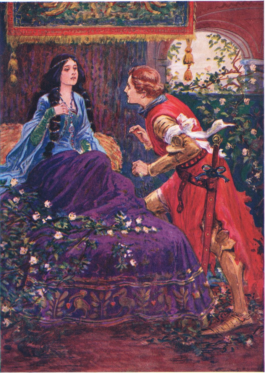 The Prince Awakens the Sleeping Beauty, Illustration for 'Children's ...