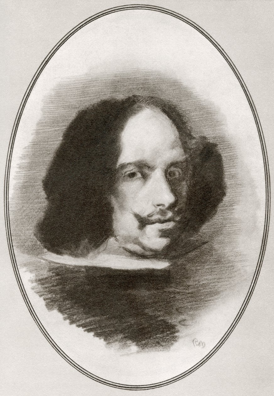 Diego Rodriguez de Silva y Velazquez, from Living Biographies of Great ...