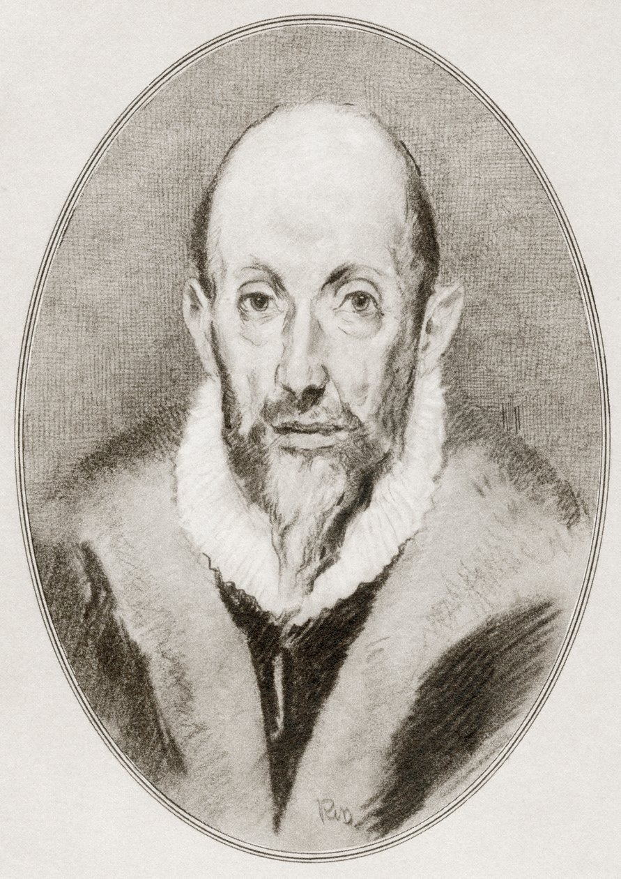 Domenikos Theotokopoulos, El Greco, from Living Biographies of Great ...