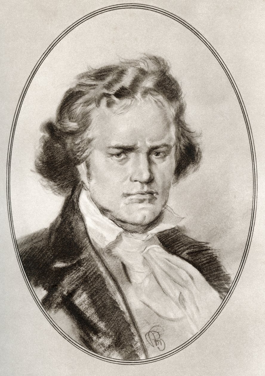 Ludwig van Beethoven, from Living Biographies of Great Composers