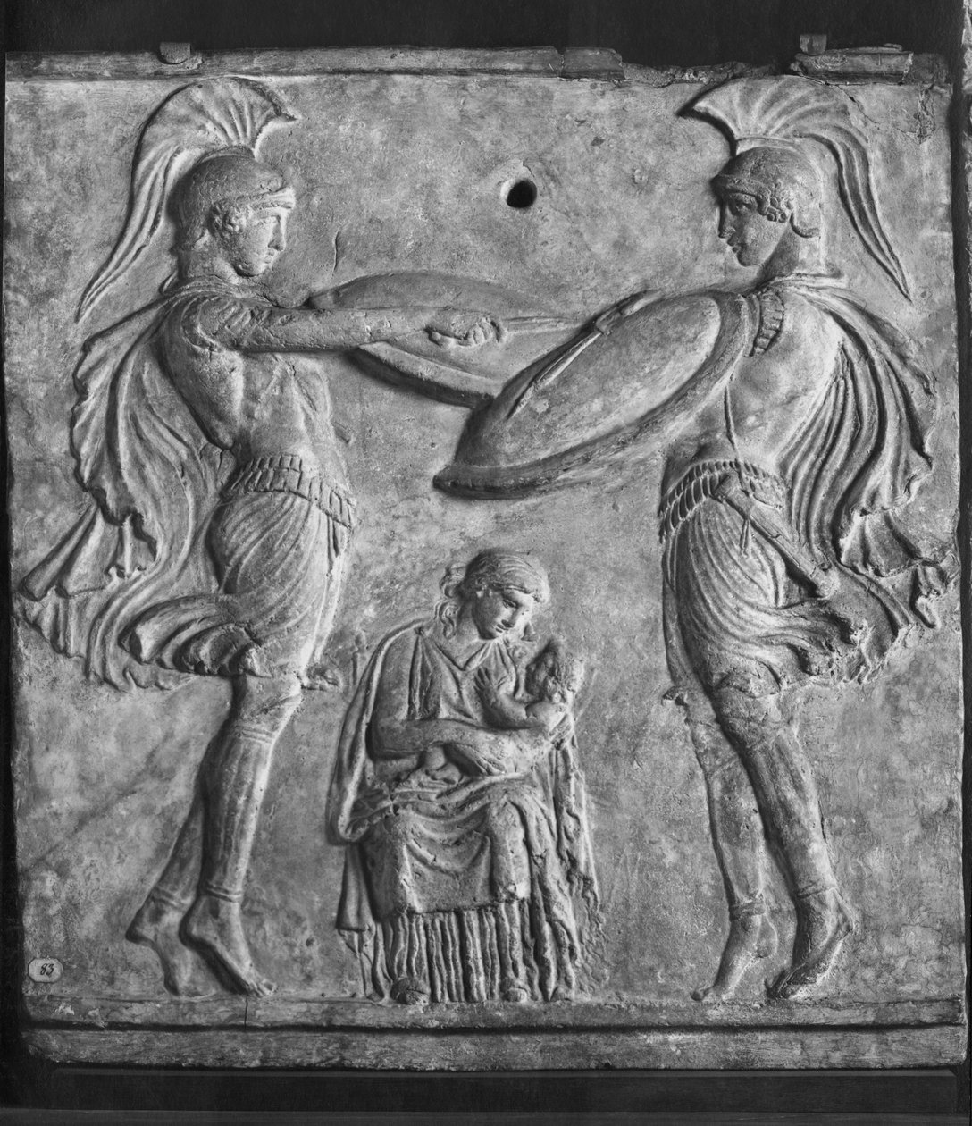 Plaque Campana, Dance of the Curetes, from Myrina, Asia Minor