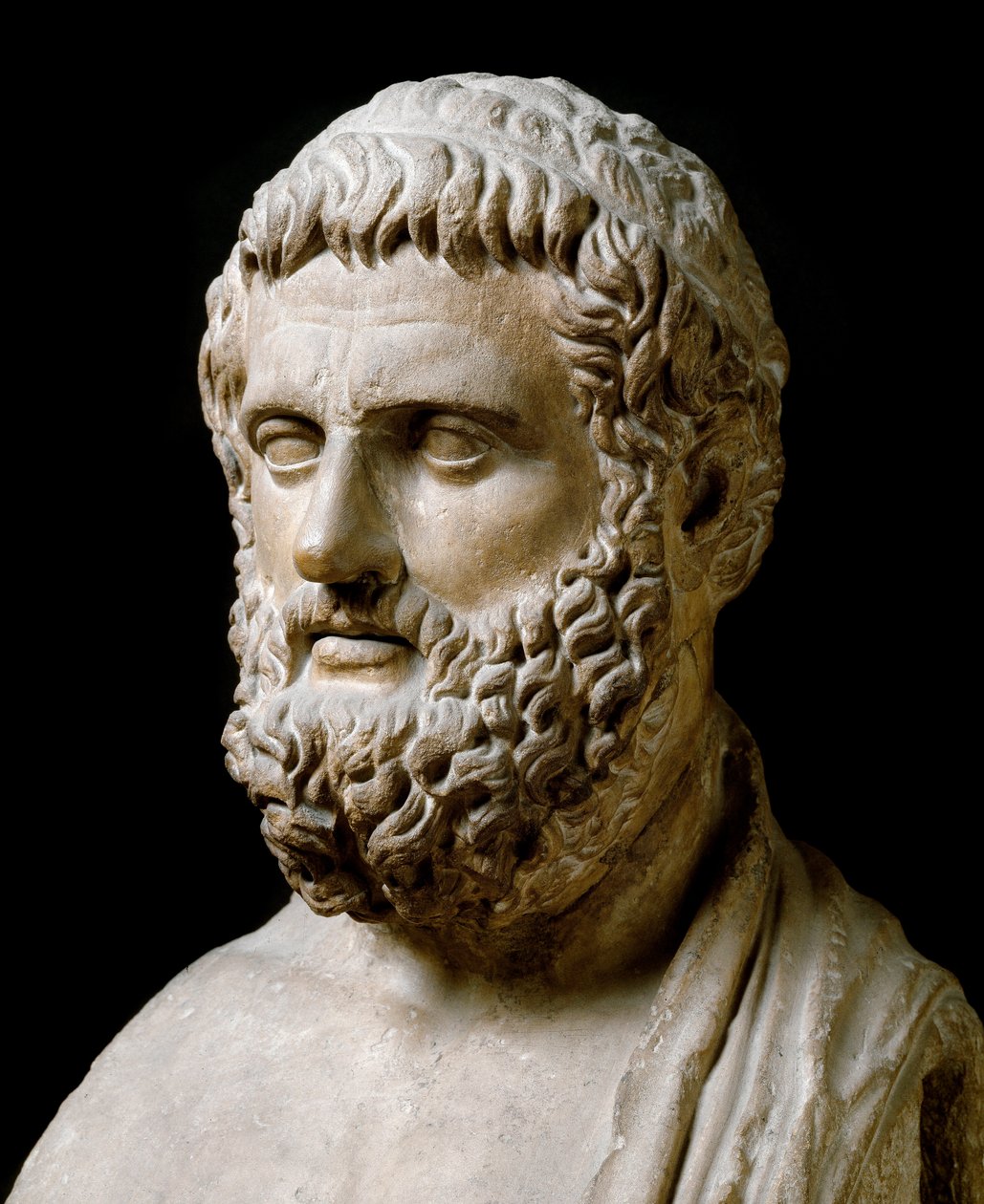 Bust of Solon (marble sculpture) by Greek or Roman