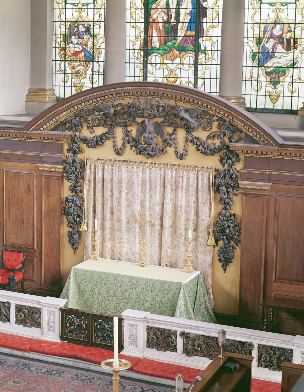 Reredos by Grinling Gibbons: High-quality fine art print