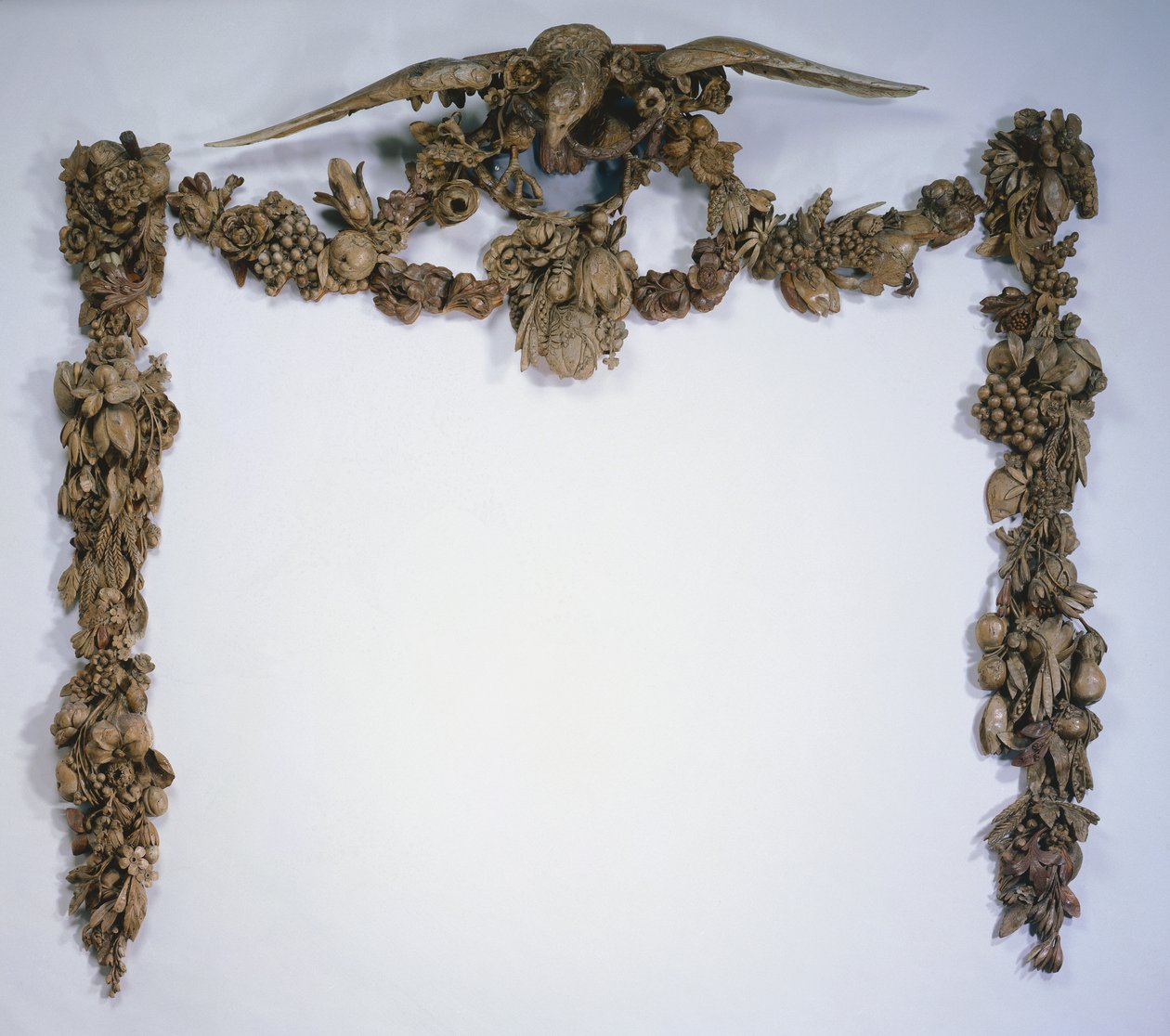 Overmantel Decoration by Grinling Gibbons: Fine art print