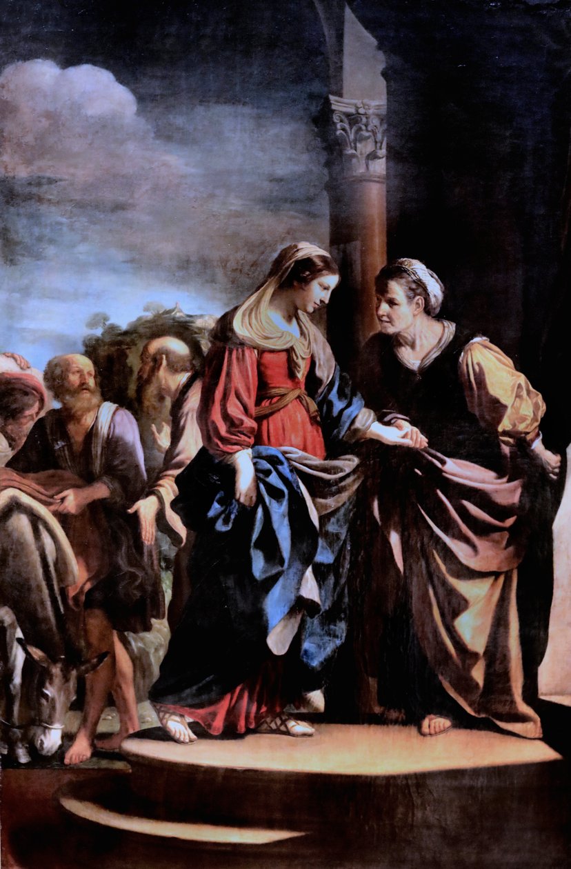 The Visitation by Guercino: Highest-quality art reproduction