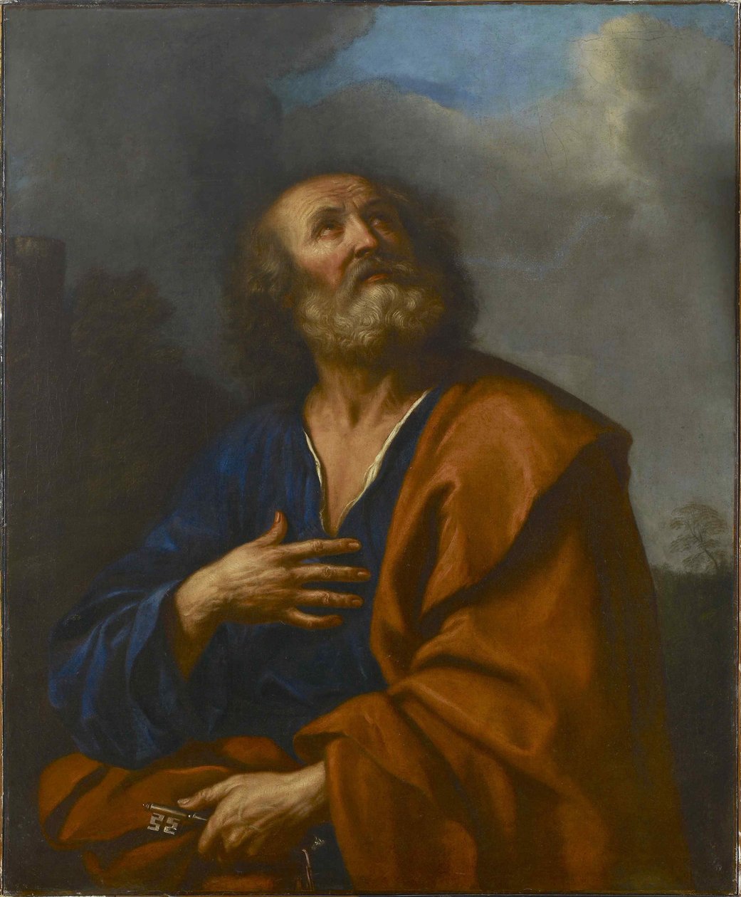 Peter the Apostle by Guercino: Premium art reproduction