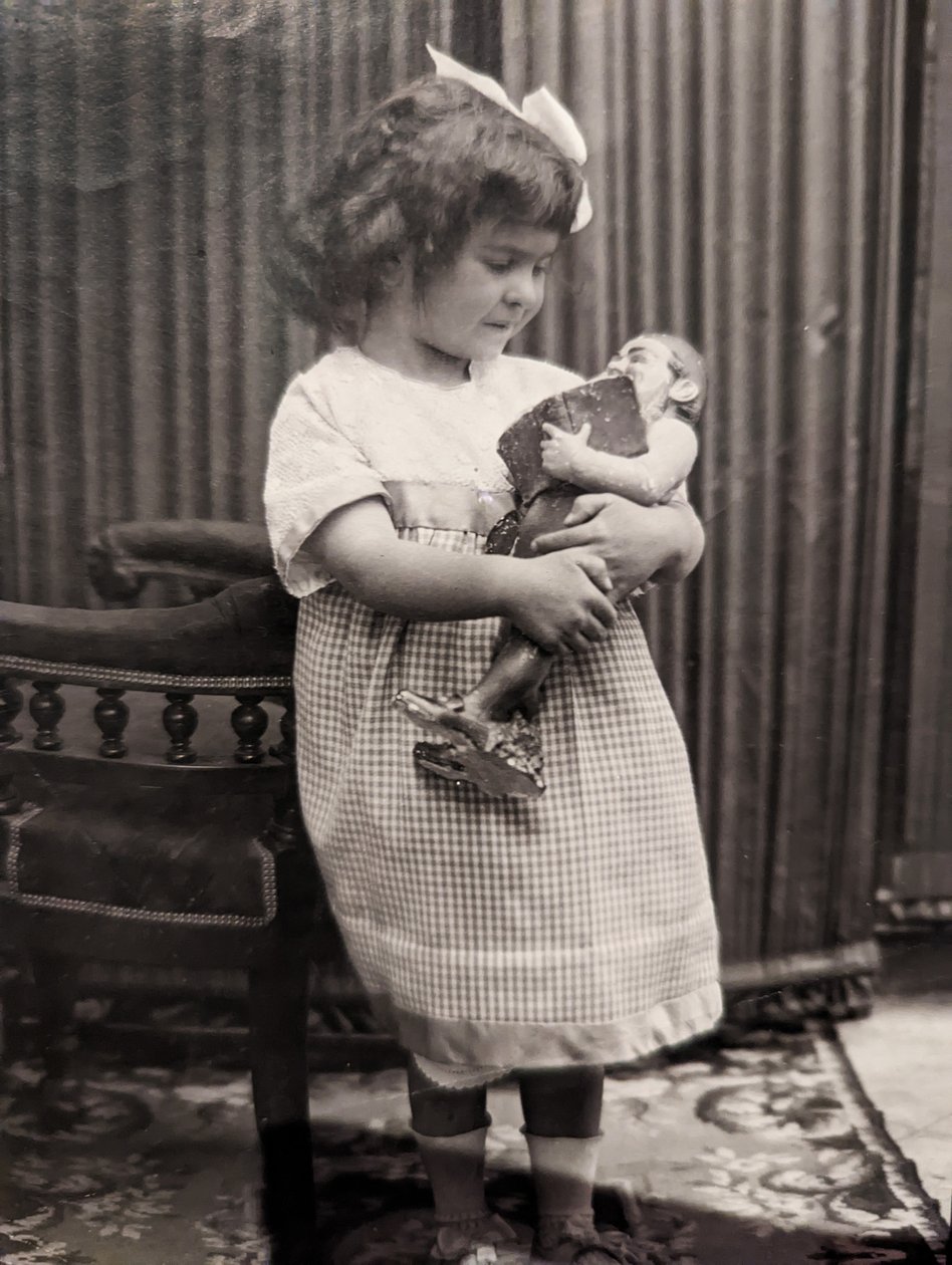Frida Kahlo as a Child by Guillermo Kahlo: Fine art print