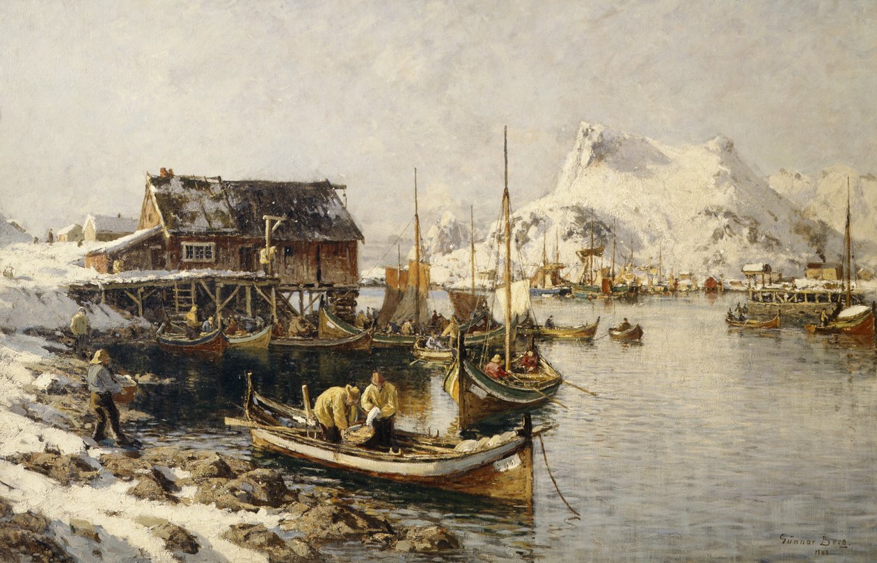 Tjeldbergtind, Lofoten by Gunnar Berg: Buy fine art print