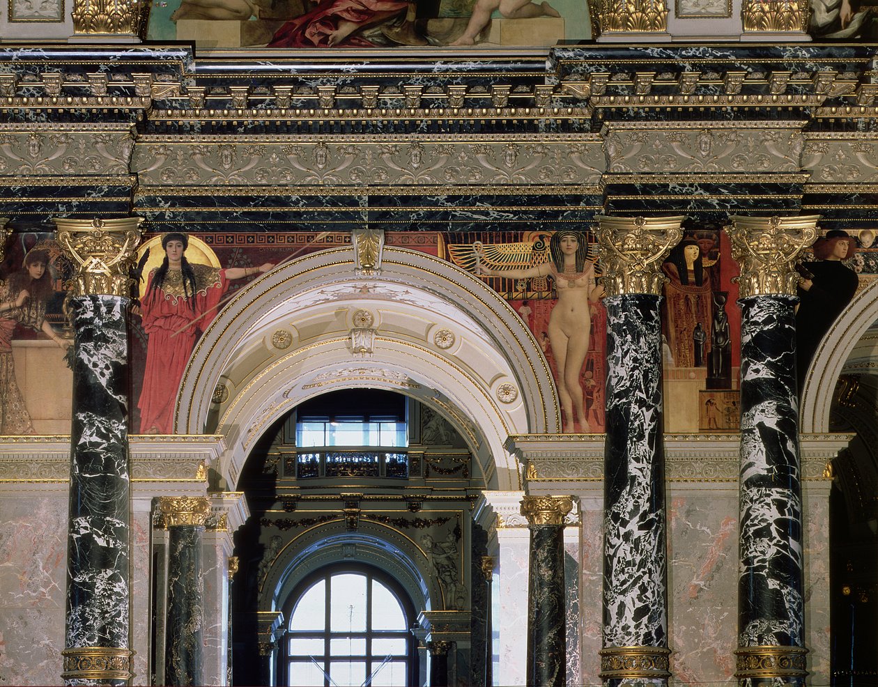 Interior of the Kunsthistorisches Museum, Vienna (detail)