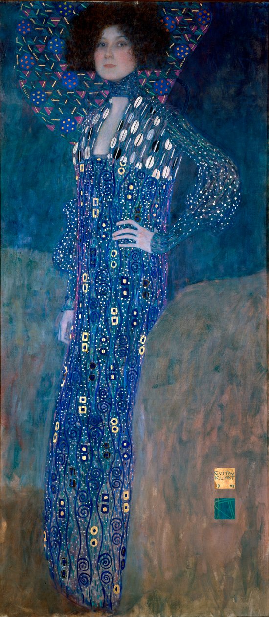 Portrait of Madame Floge by Gustav Klimt: Fine art print