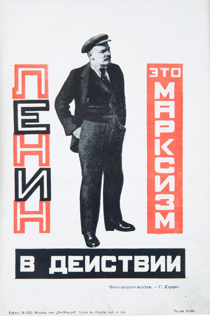 Vladimir Lenin Plakat Vladimir Lenin – Poster Museum