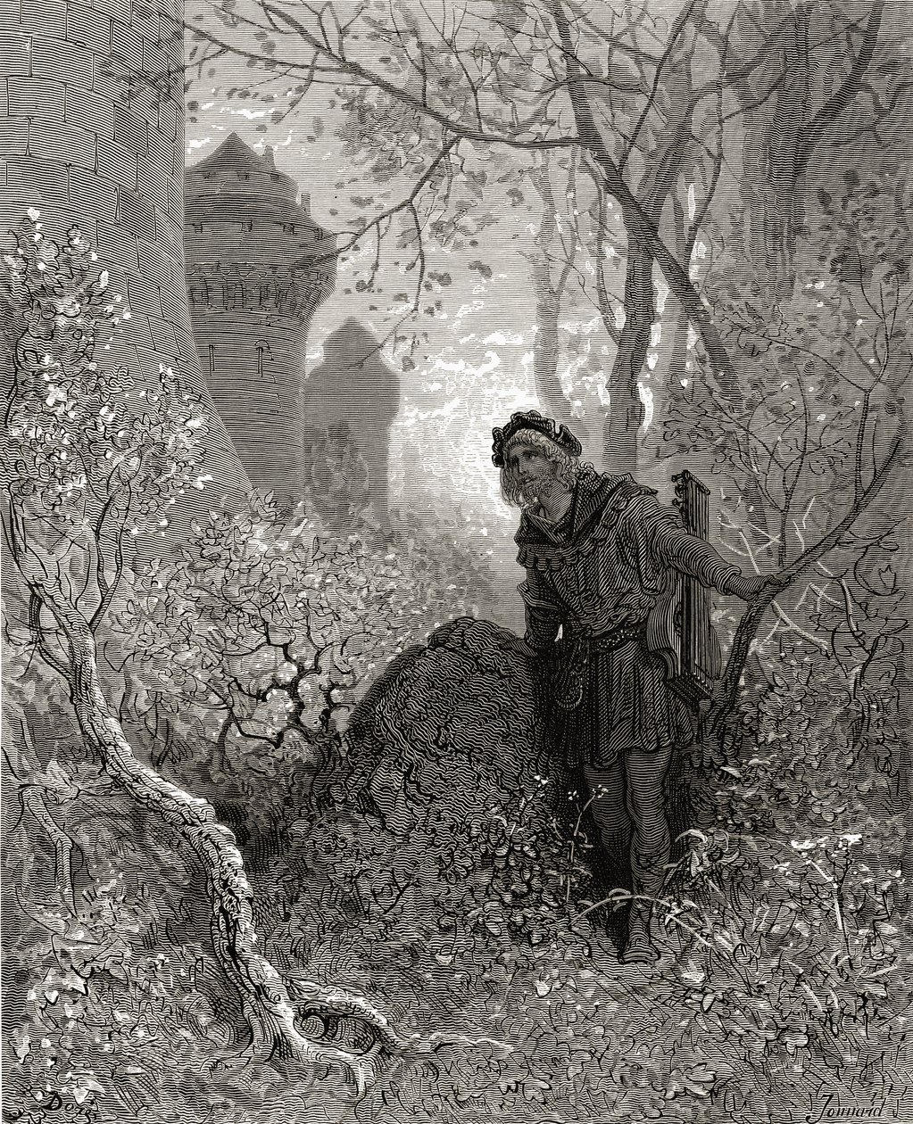 Blondel Hears the Voice of Richard the Lionheart, Illustration from ...