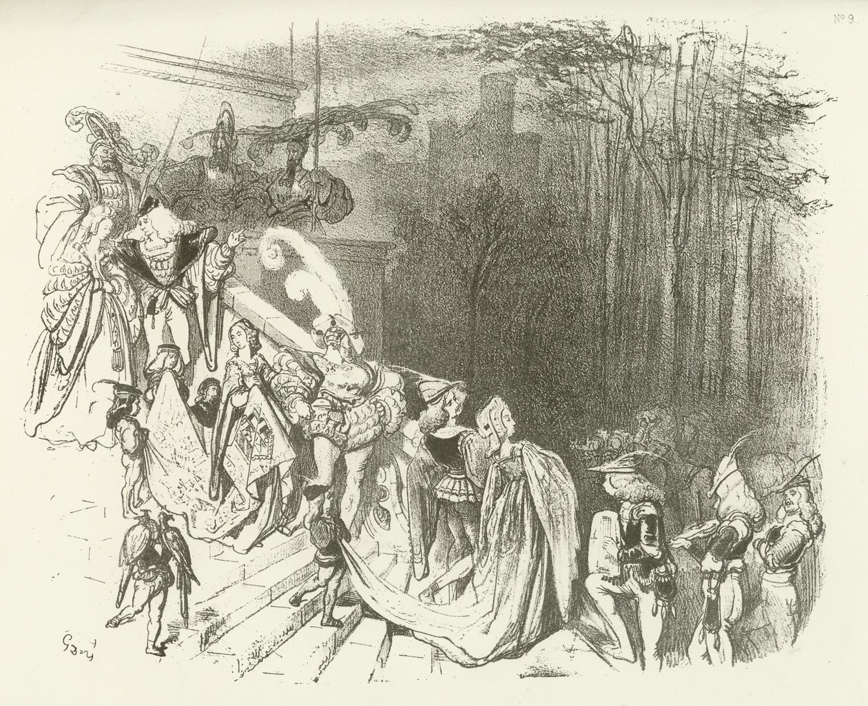 The Lords and Ladies of the Castle. Early 16th Century