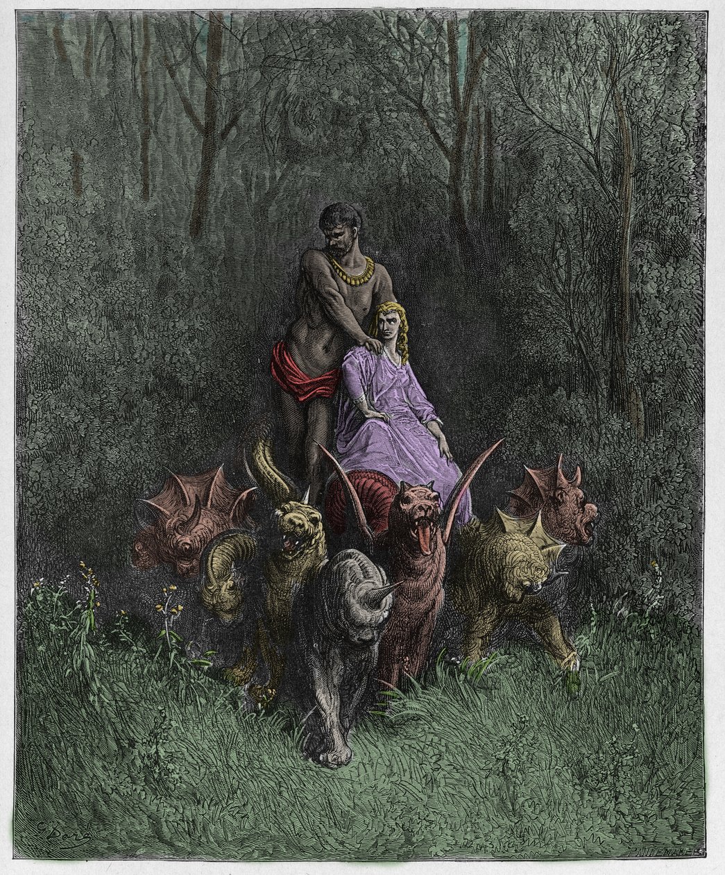 Purgatorio, Canto 32: The giant and the harlot in the chariot ...